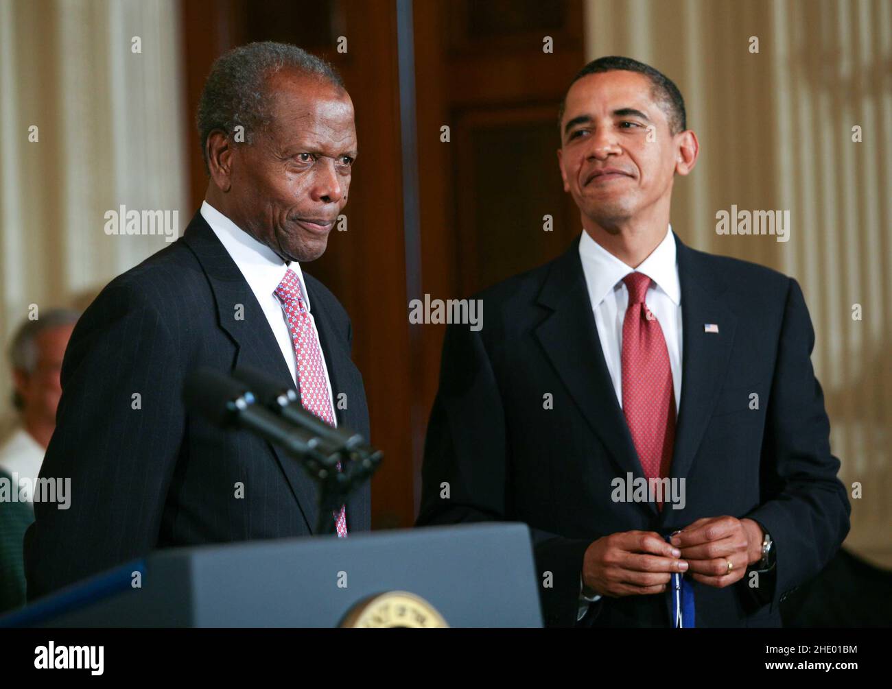 12 August 2009 C Washington, DC C President Barack Obama and first lady ...
