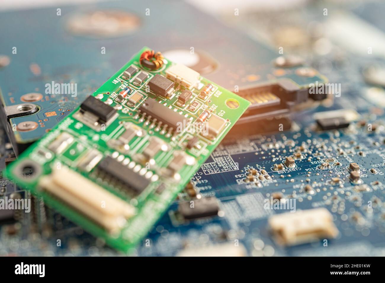 micro circuit main board computer electronic technology, hardware ...