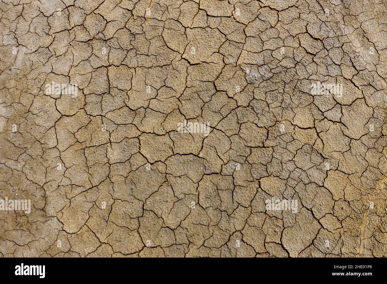 Cracks in the soil because of heat and global warming and climate ...