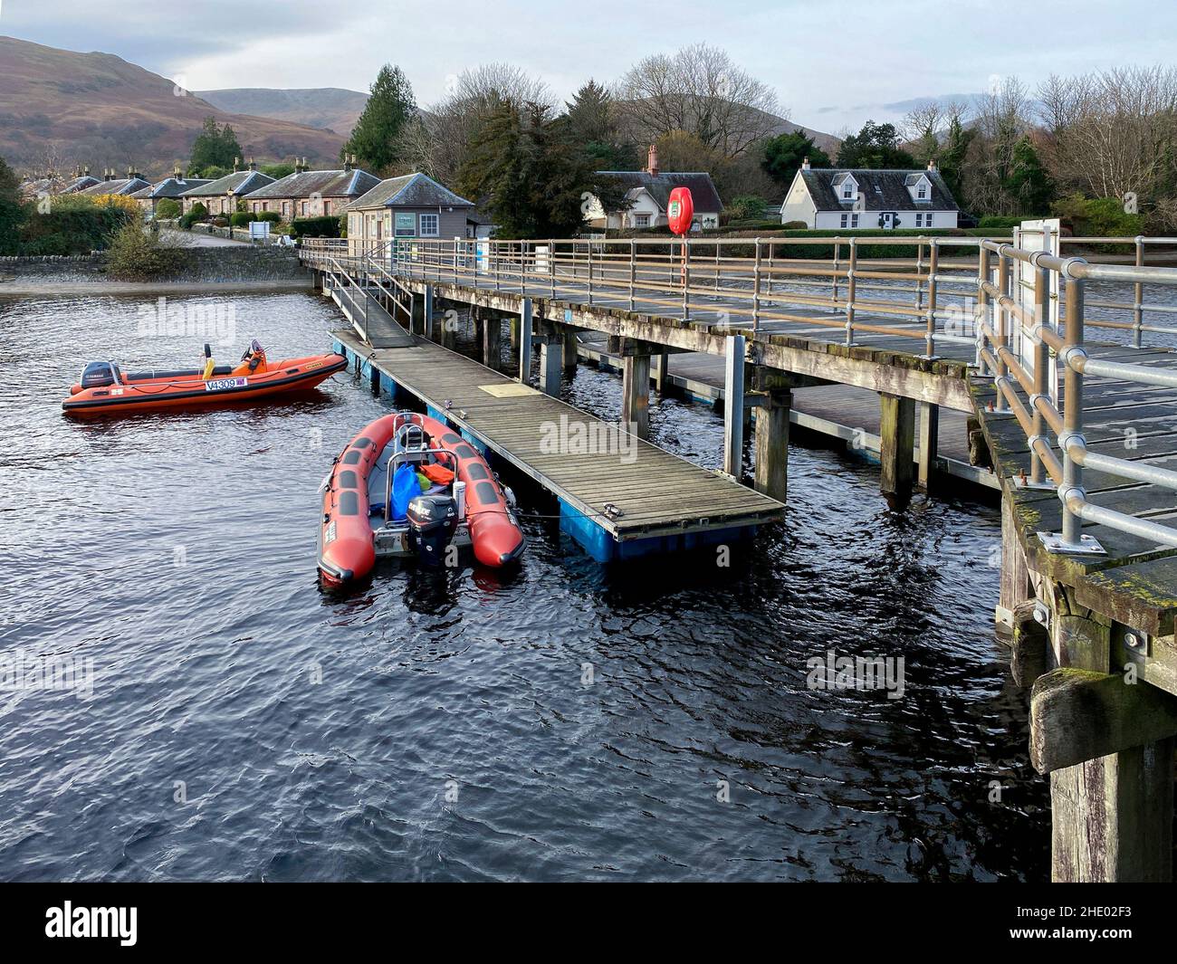 Village of Luss on the shore of Loch Lomond, Scotland Stock Photo - Alamy
