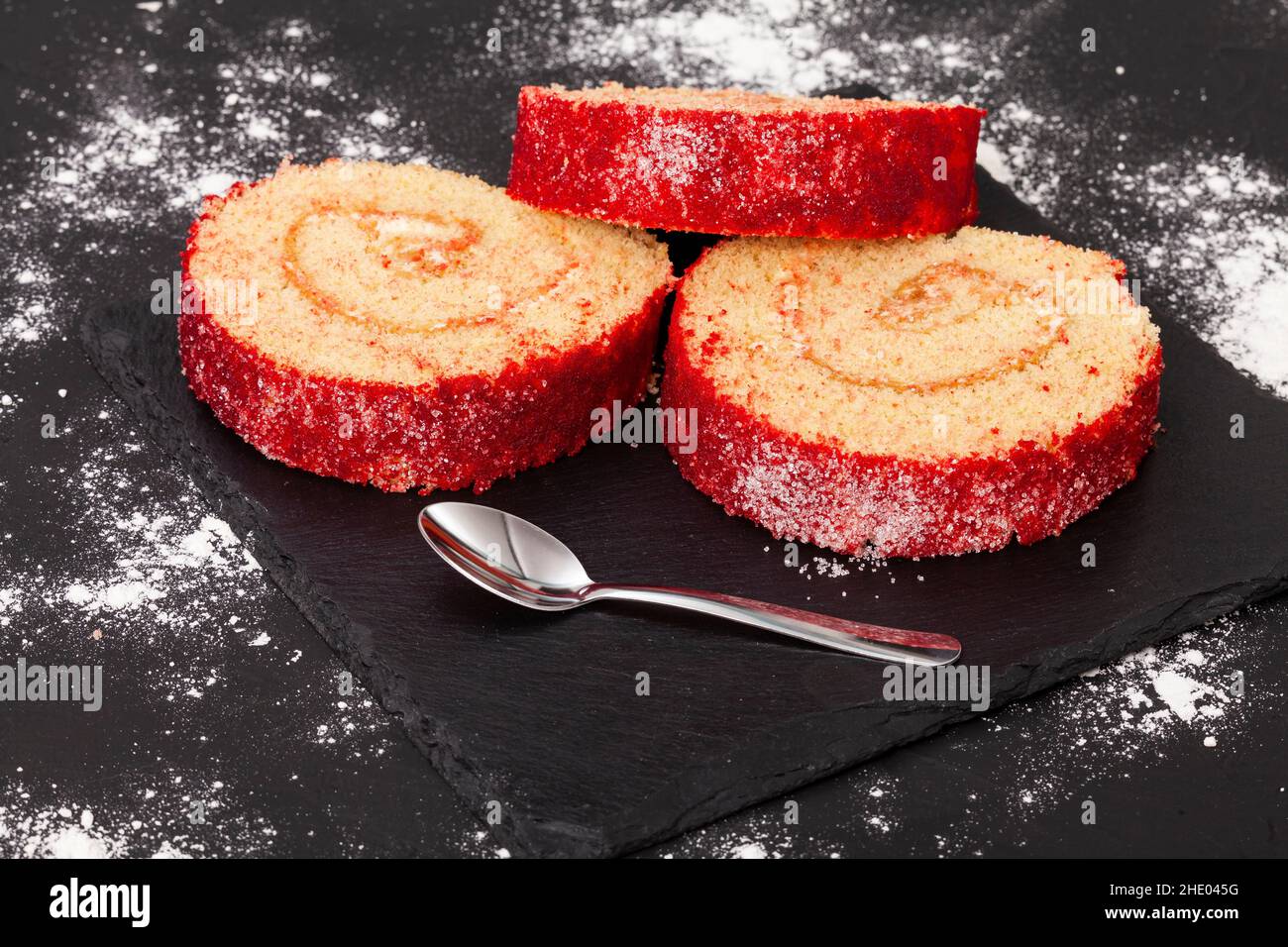 Tasty Sweet Guava Roll, Traditional Colombian Dessert Stock Photo - Alamy