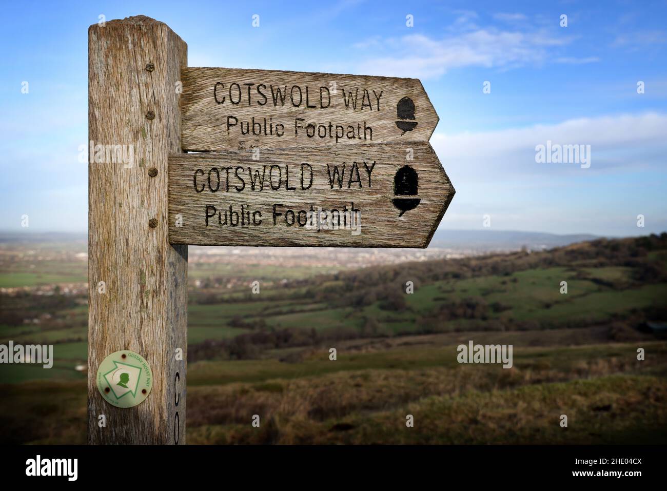 Cotswold way signpost in cotswolds hi-res stock photography and images ...