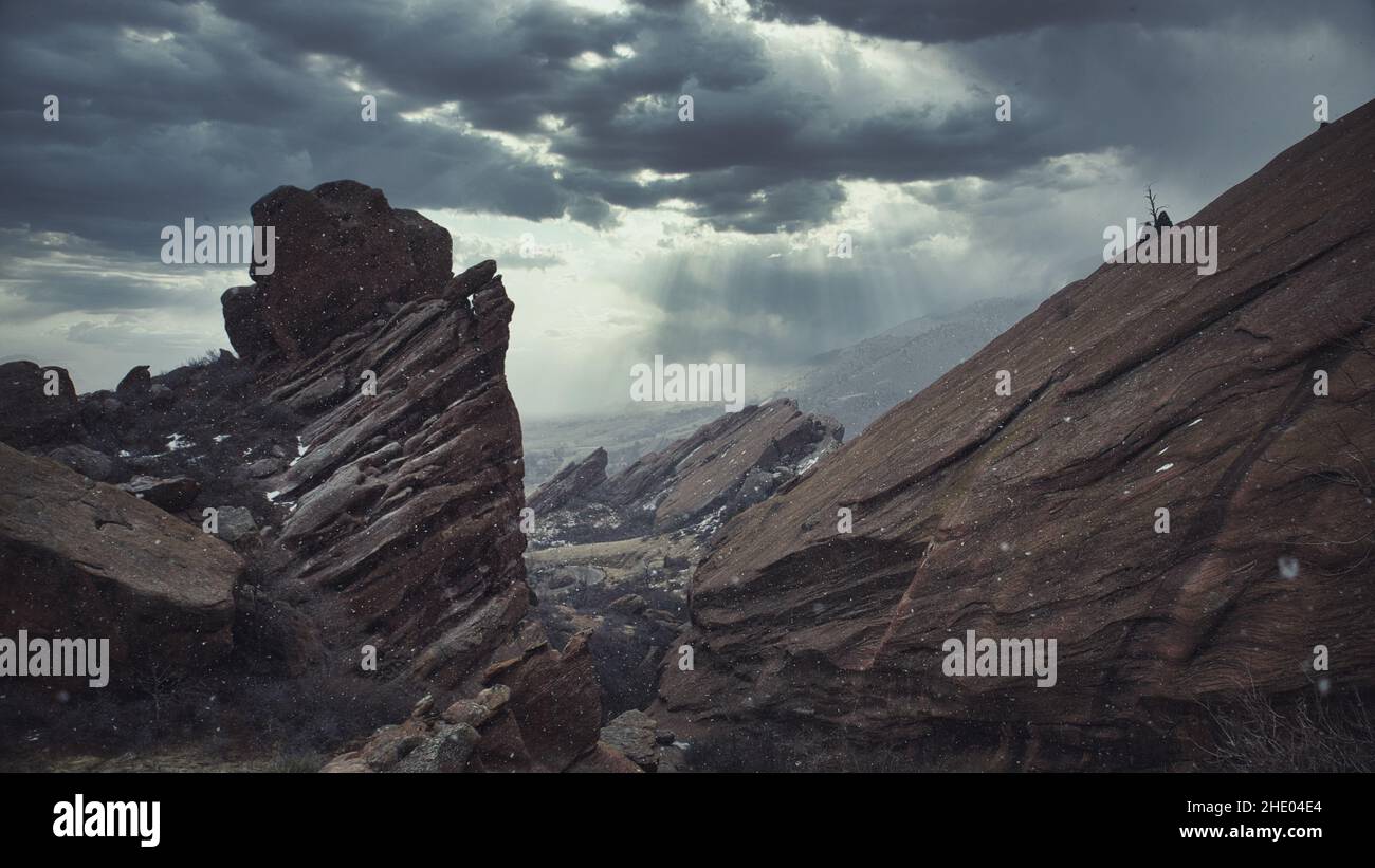 Red Rocks Colorado in Lakewood in the United States Stock Photo - Alamy