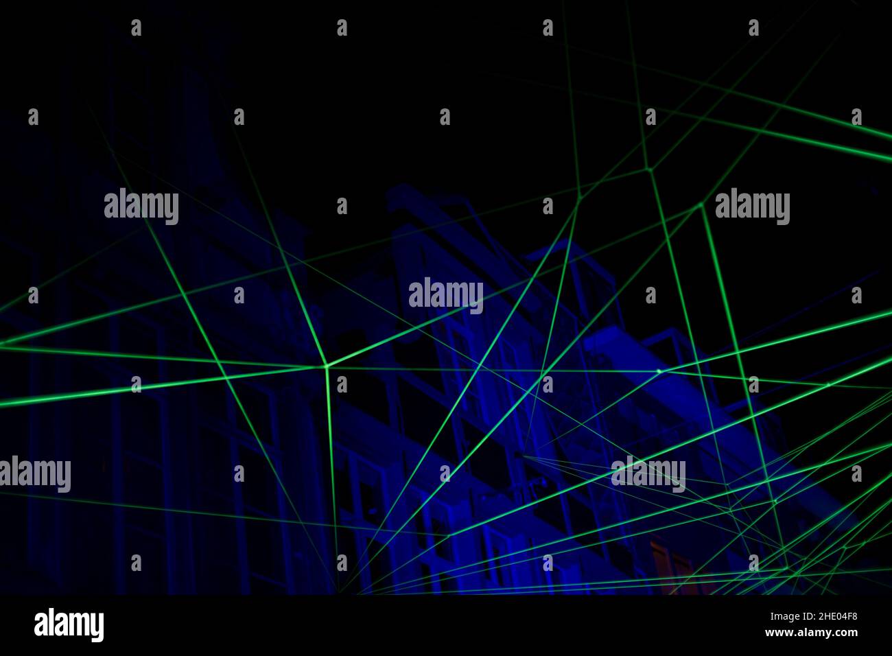 Abstract background with laser light Stock Photo - Alamy