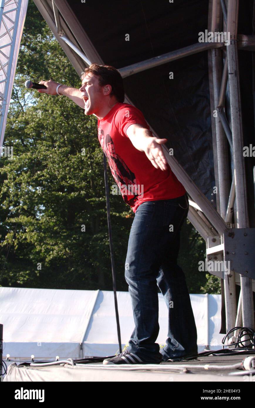 Daniel Bedingfield live at Guilfest Stock Photo - Alamy
