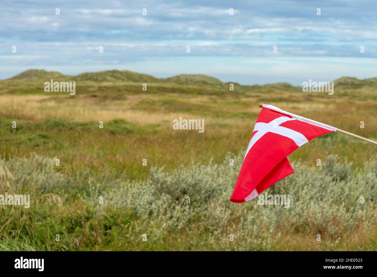 Blue sky background with denmark flag hi-res stock photography and ...
