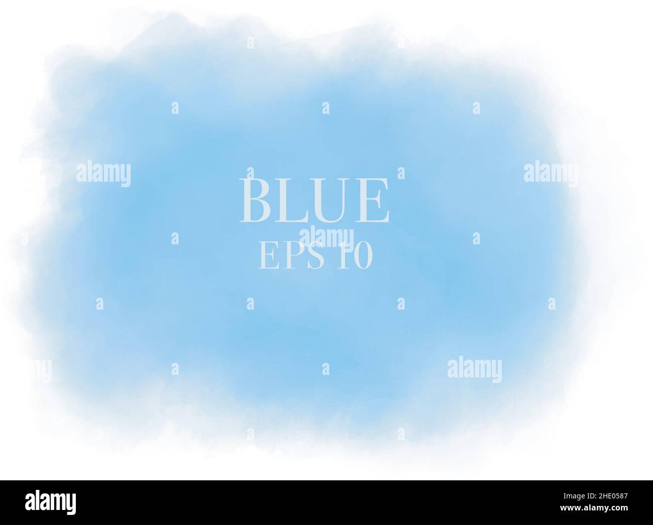 Blue watercolor cloud splash vector background Stock Vector Image & Art ...