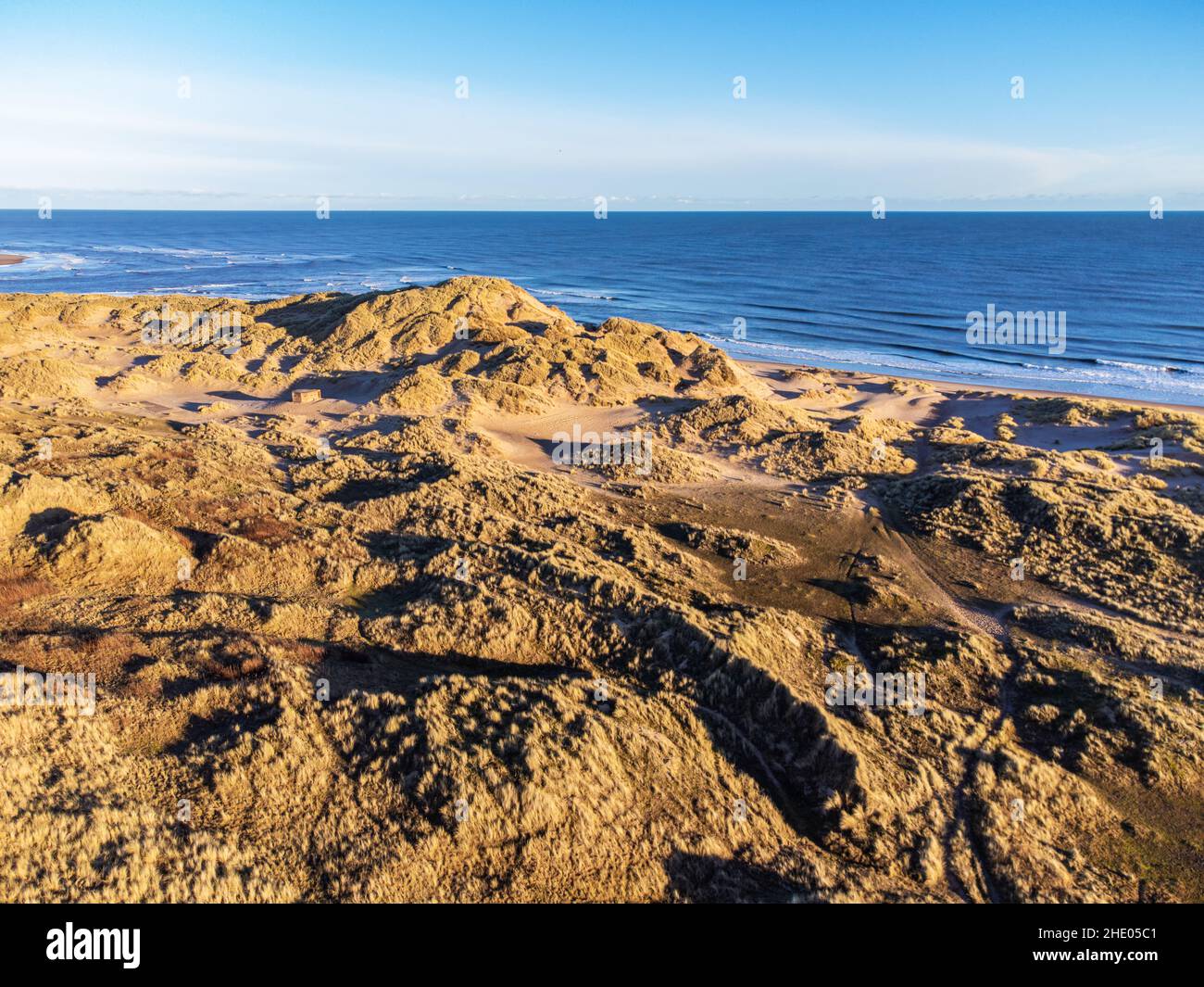 Sand dunes at Newburgh beach in Aberdeenshire, Scotland Stock Photo - Alamy