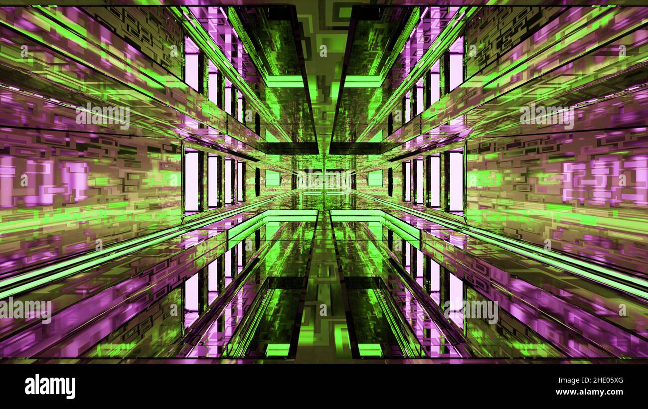 Vivid ornamental passage 4K UHD 3D illustration Stock Photo - Alamy