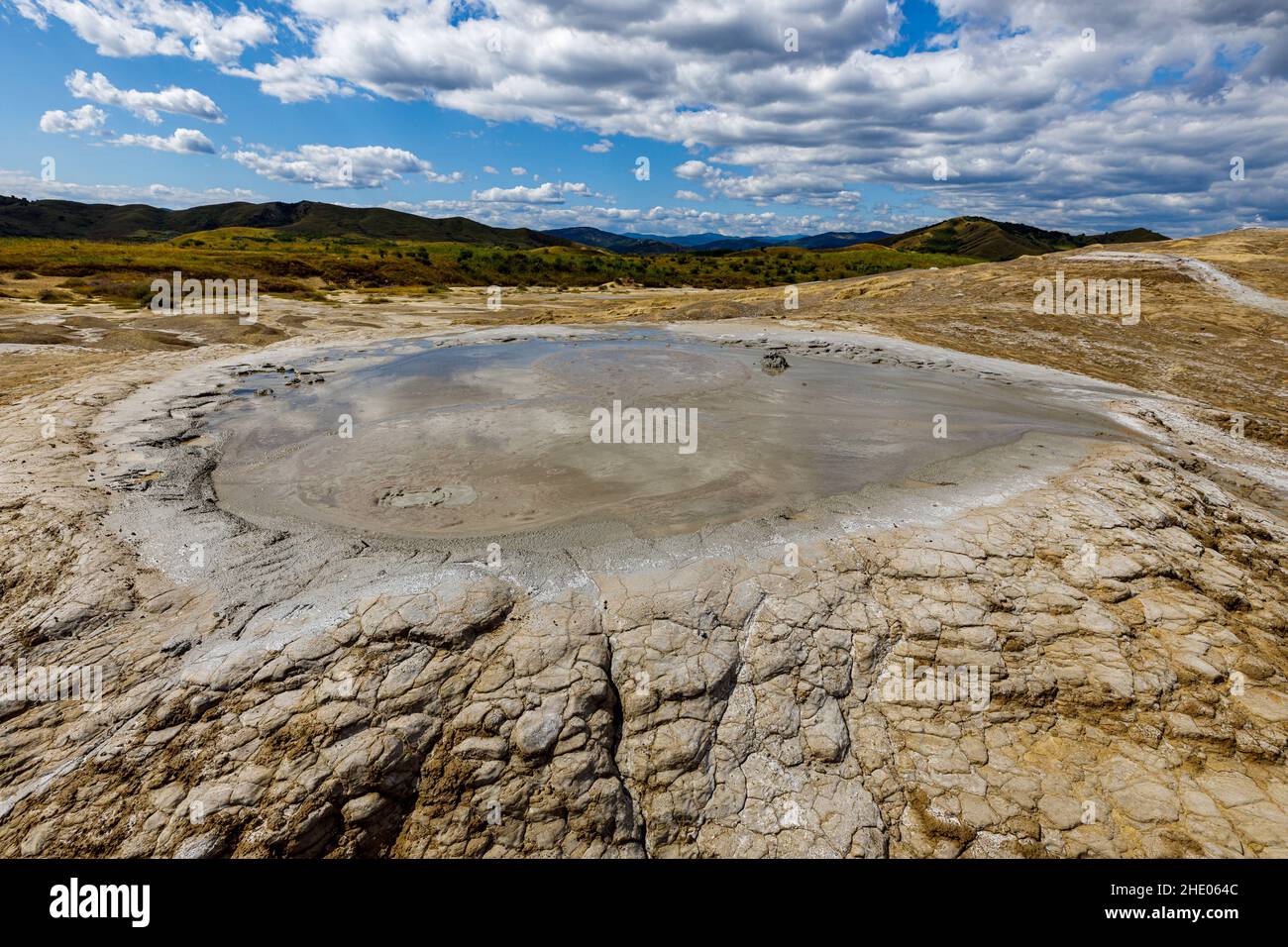 The mud volcanoes of Berca in Romania Stock Photo - Alamy