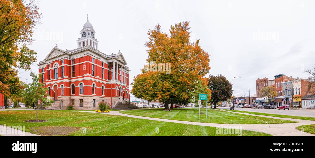 Charlotte, Michigan, USA - October 24, 2021: The Historic Eaton County ...