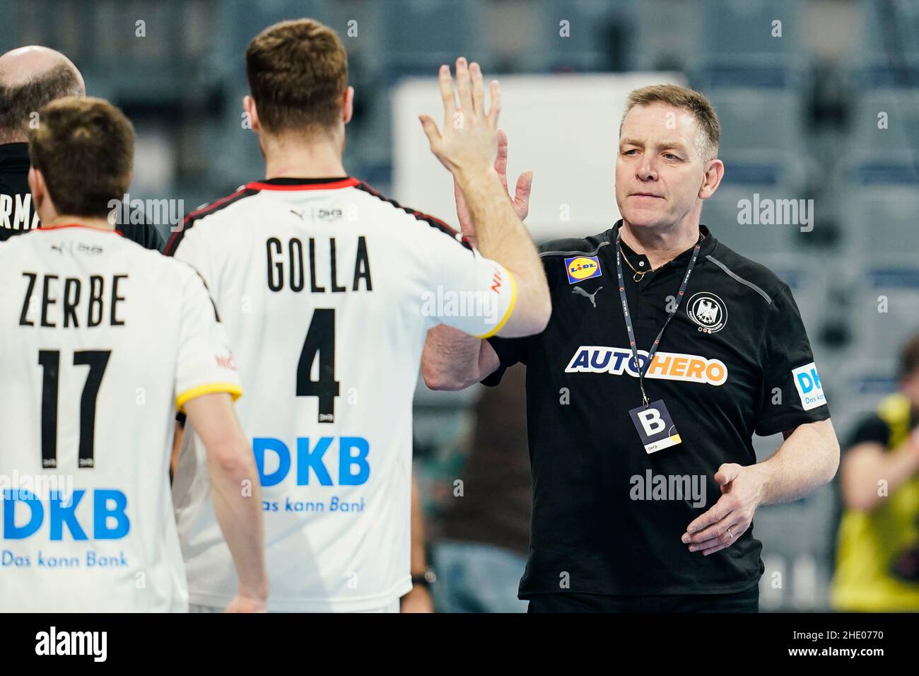 German national handball team celebrates hi-res stock photography and ...