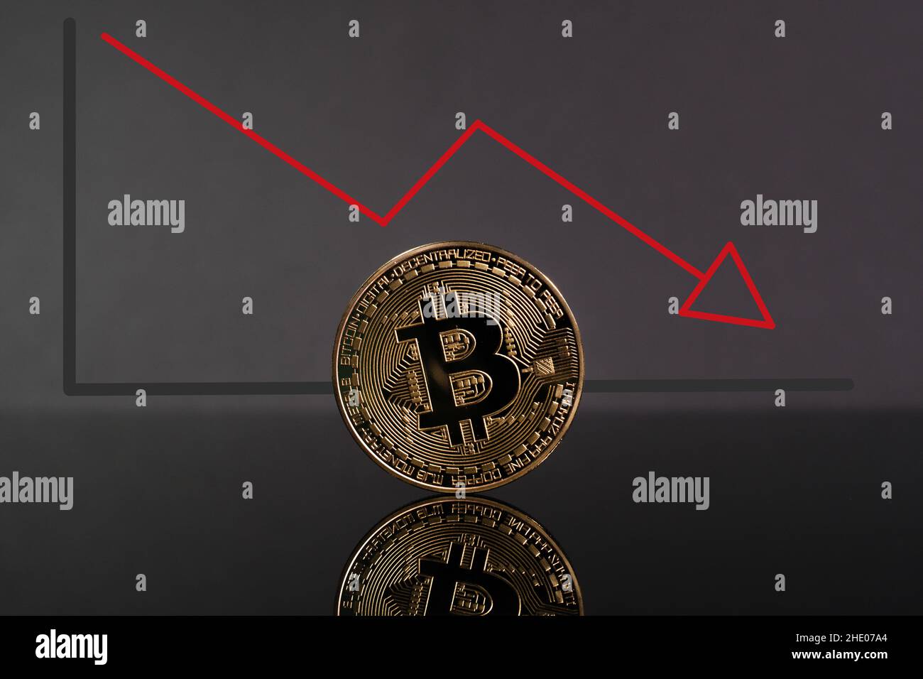Negative chart finance concept hi-res stock photography and images - Alamy