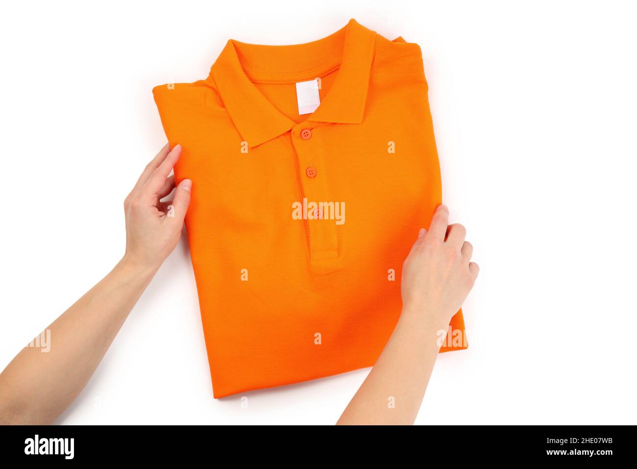 Female folded shirt hi-res stock photography and images - Alamy