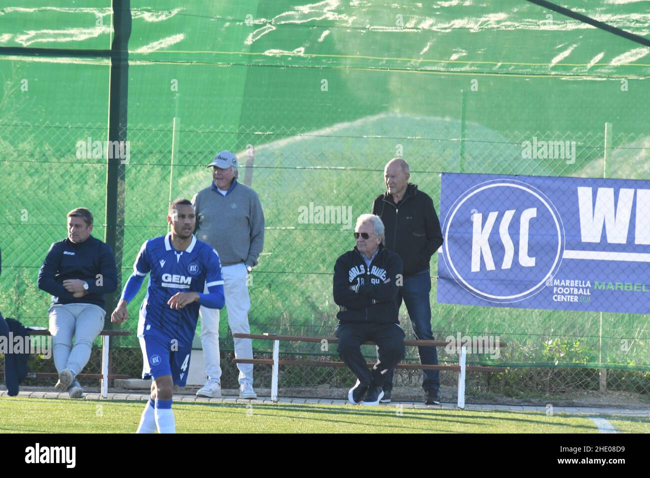 second league friendly match karlsruher sc against hamburger sv in ...