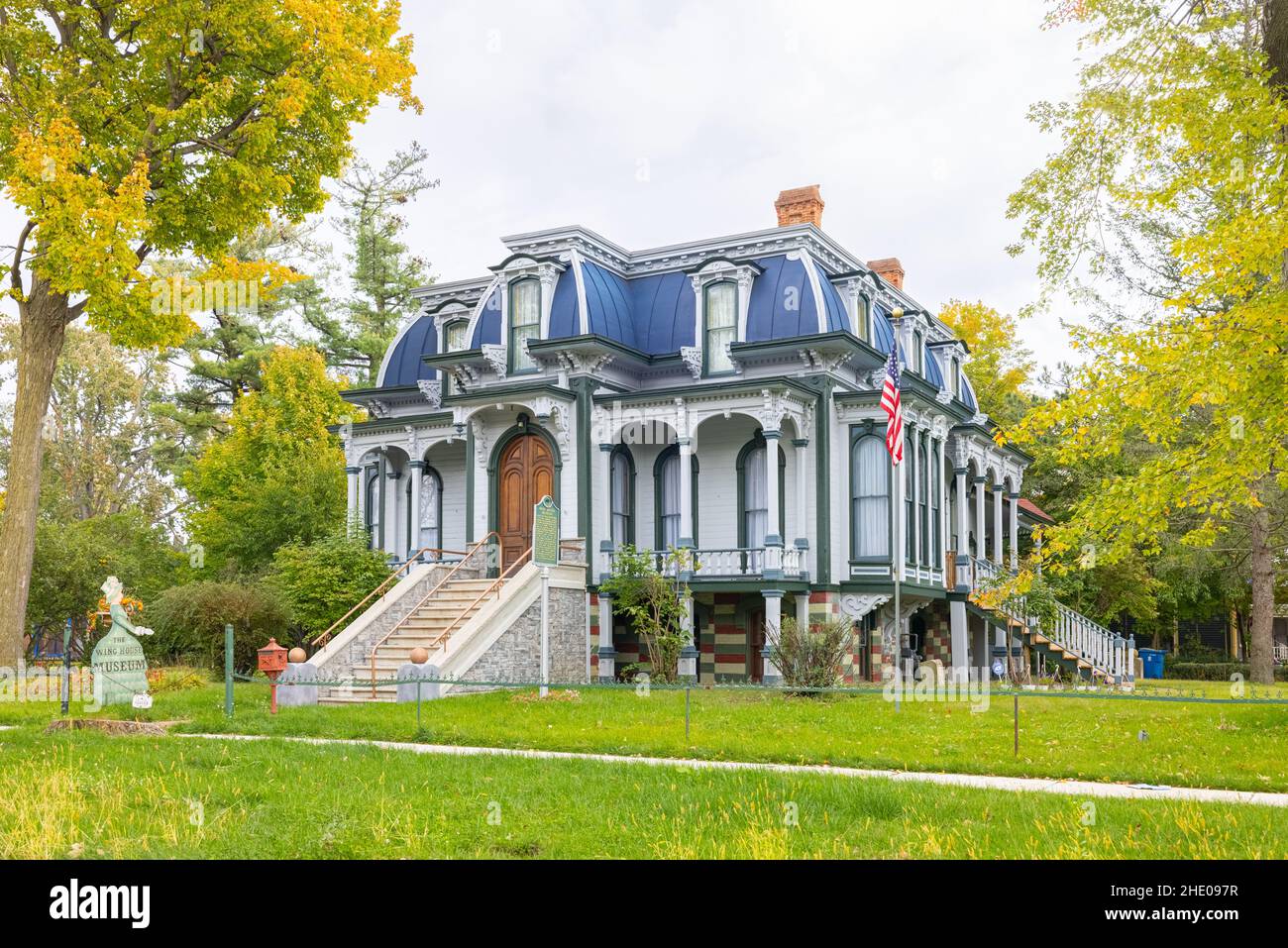 Coldwater, Michigan, USA - October 21, 2021: The Wing House Museum ...