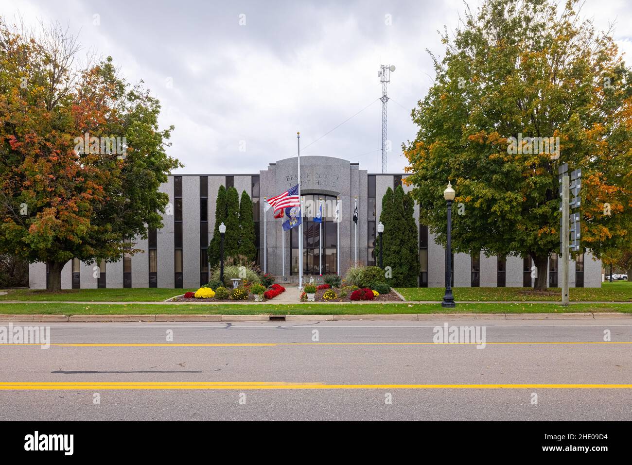 Coldwater, Michigan, USA - October 21, 2021: The Branch County ...