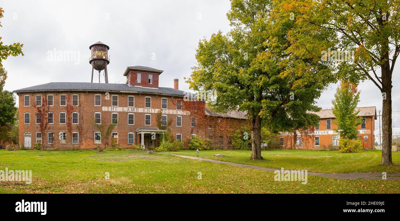 Colon, Michigan, USA - October 21, 2021: The abandoned, Historic Lamb ...