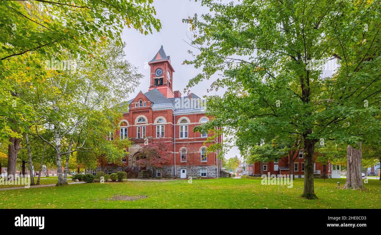 Hastings, Michigan, USA - October 21, 2021: The Barry County Courthouse ...