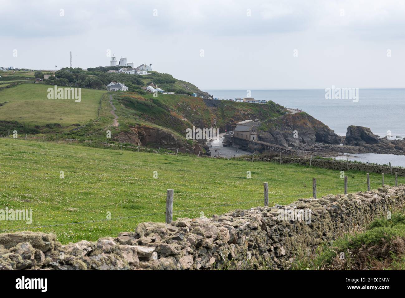 Landscape photo of the scenery at the Lizard in Cornwall Stock Photo ...