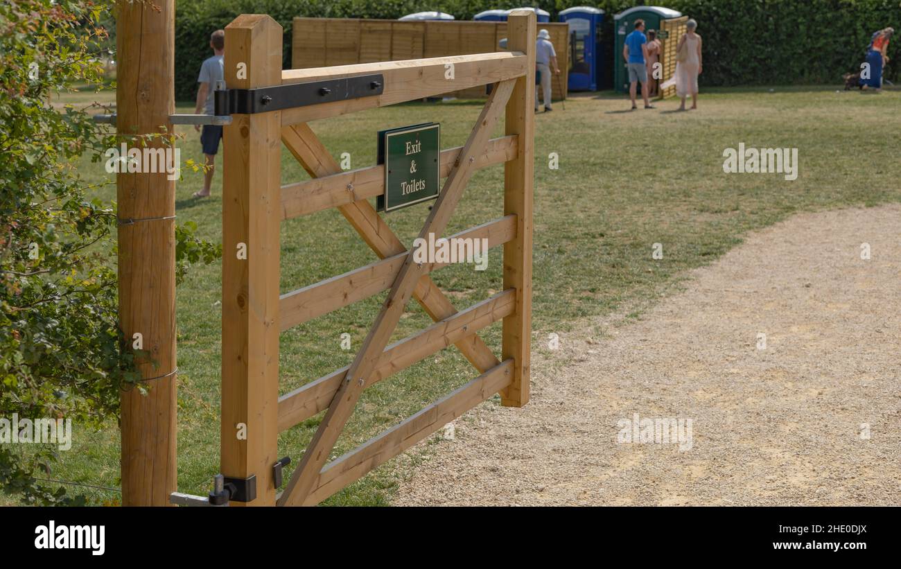 Portable toilet farm hi-res stock photography and images - Alamy