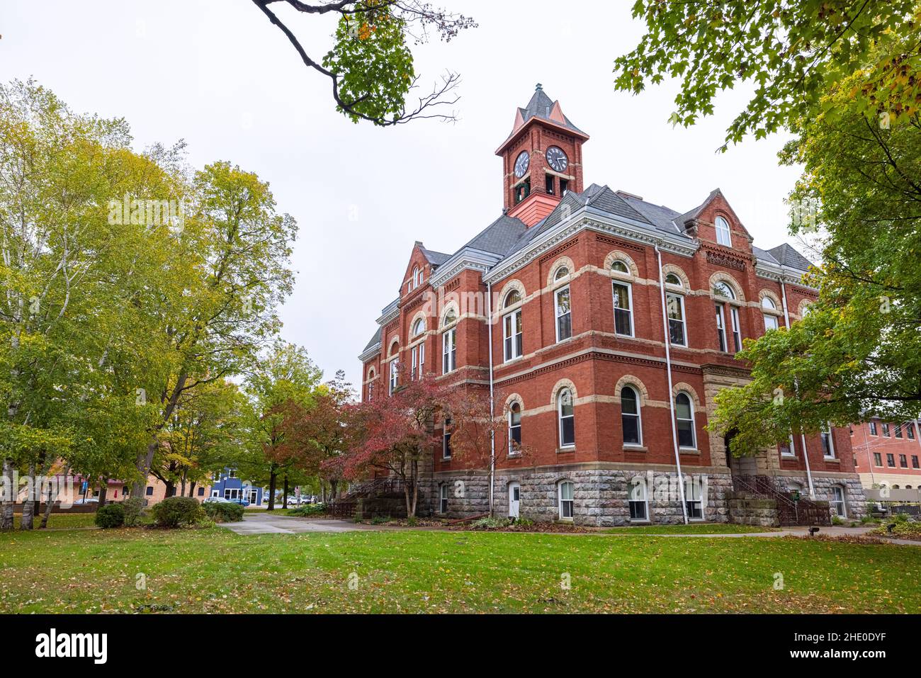 Hastings, Michigan, USA - October 21, 2021: The Barry County Courthouse ...