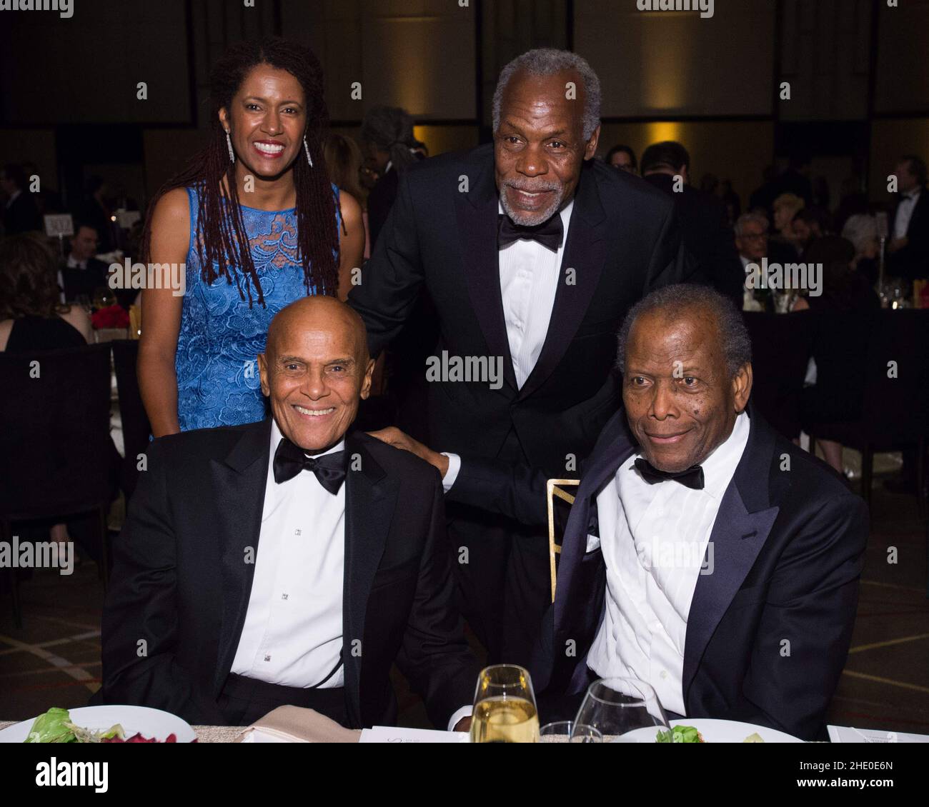 (Left to right): Eliane Cavalleiro, Jean Hersholt Humanitarian Award ...