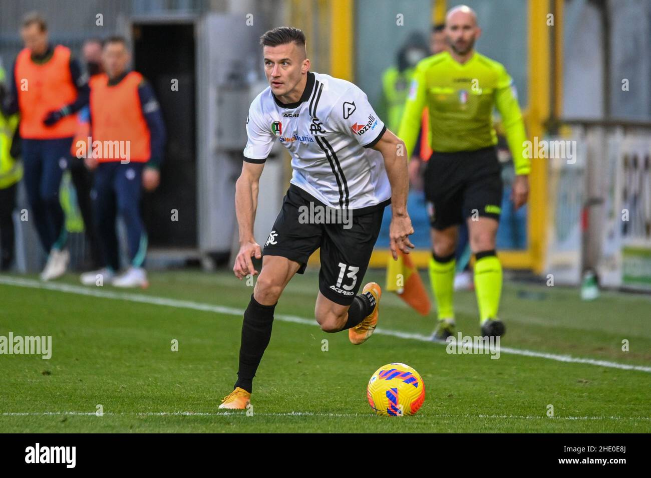 Alberto Picco stadium, La Spezia, Italy, January 06, 2022, Arkadiusz ...