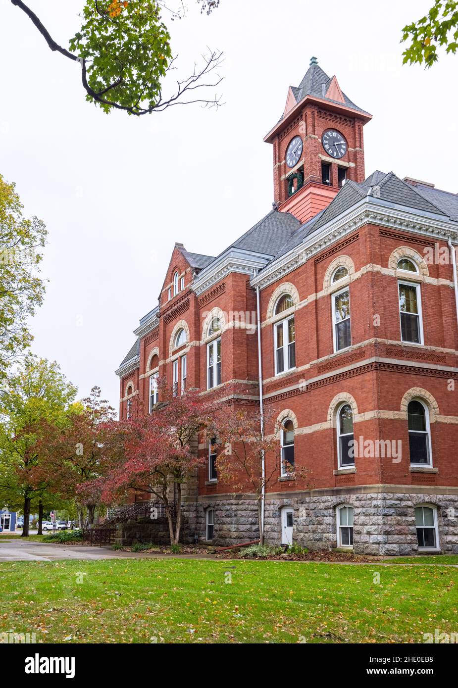 Hastings, Michigan, USA - October 21, 2021: The Barry County Courthouse ...