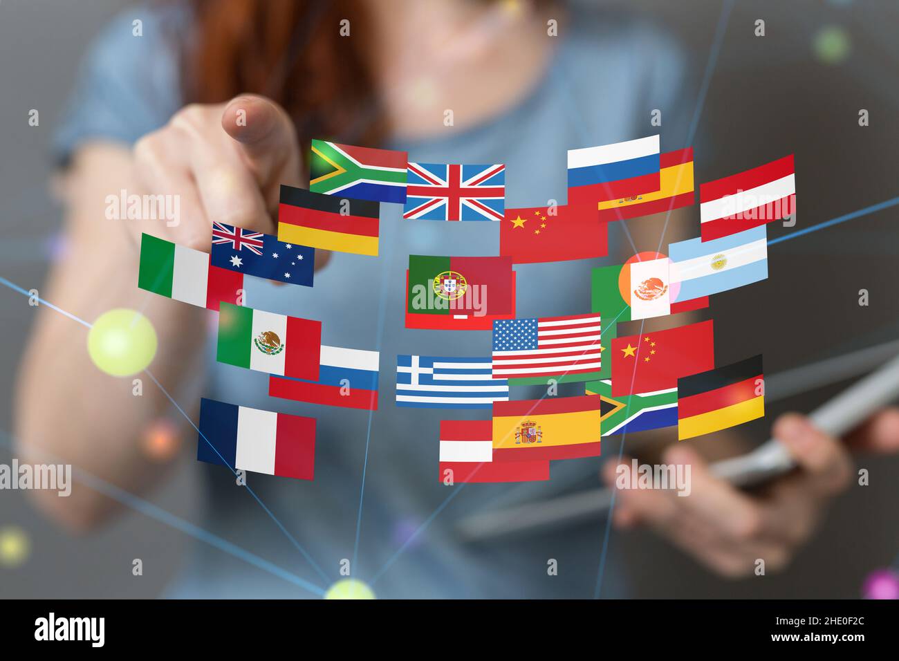 Digital flags hi-res stock photography and images - Alamy