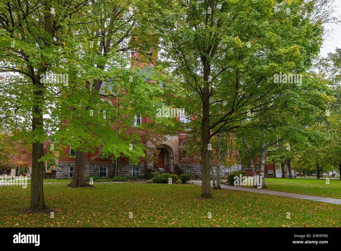 Hastings, Michigan, USA - October 21, 2021: The Barry County Courthouse ...