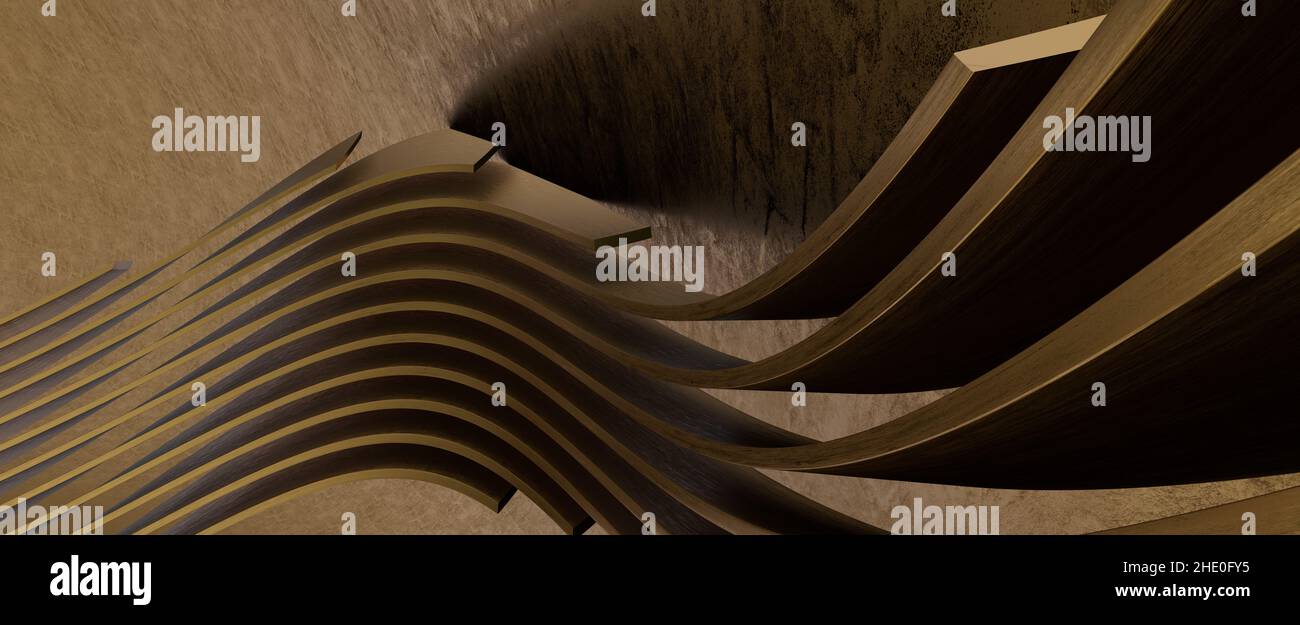 A digital render of a futuristic textured brown background for ...