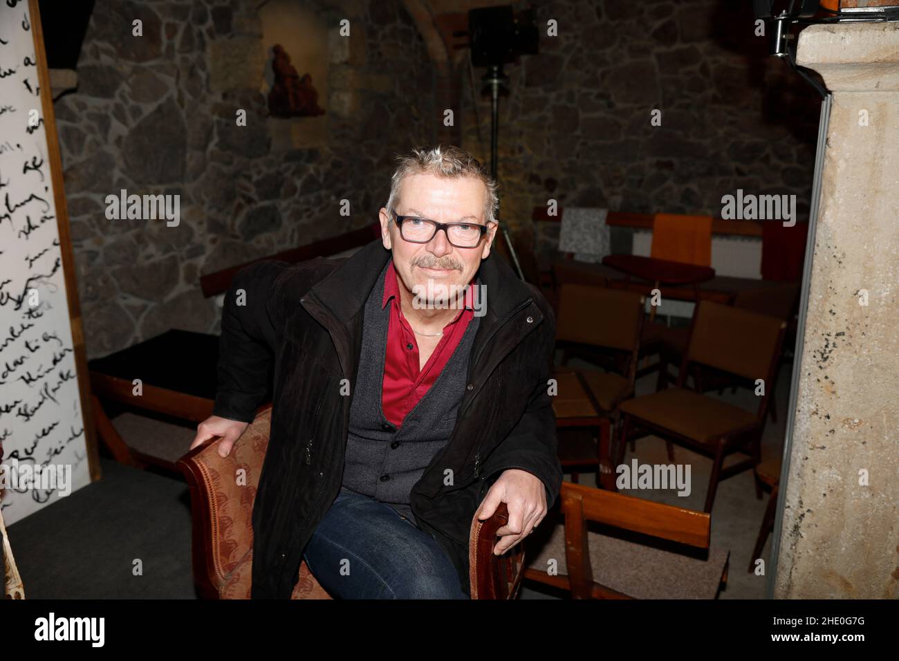 Carsten Linke bei einem exklusiven Fototermin bei der ...