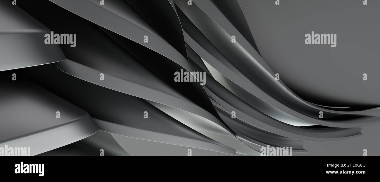 A digital render of a futuristic textured silver background for ...