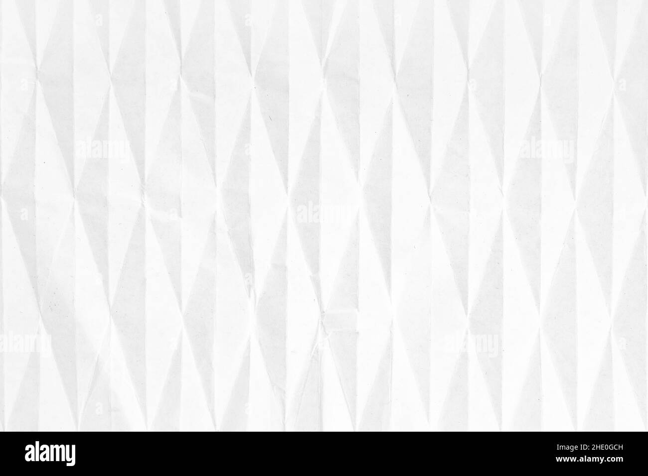 Abstract origami white paper background. Triangle or diamond shape ...