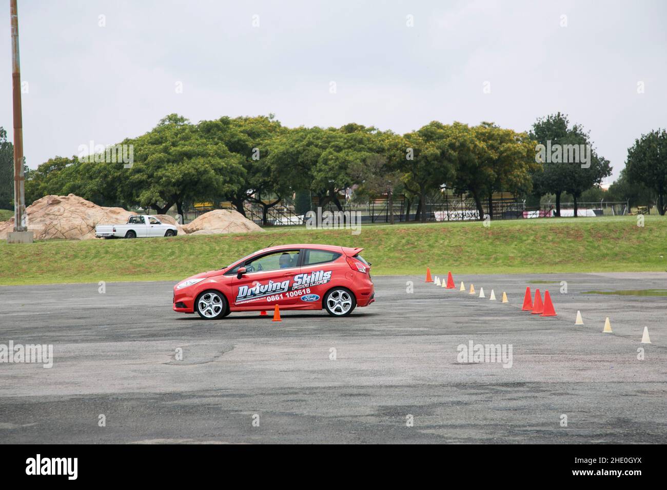 Johannesburg, South Africa - December 10, 2014: Advanced driver ...