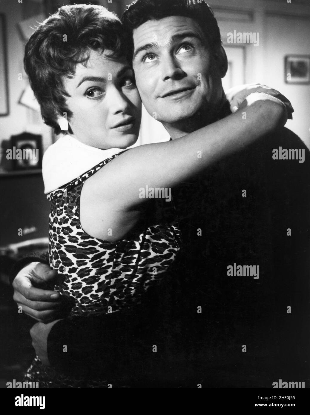 Gillian Vaughan, Ronald Lewis, on-set of the Film, "Bachelor of Hearts ...