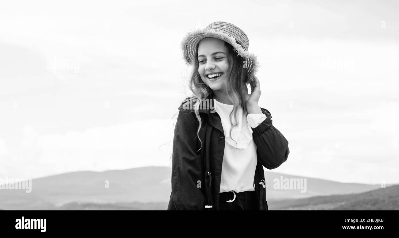 All girls are gorgeous. child beauty concept. happy childhood. teen ...