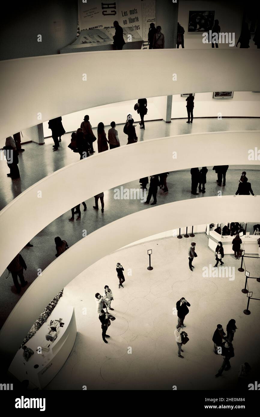 The Solomon R. Guggenheim Museum in New York City is located on 5th Ave ...