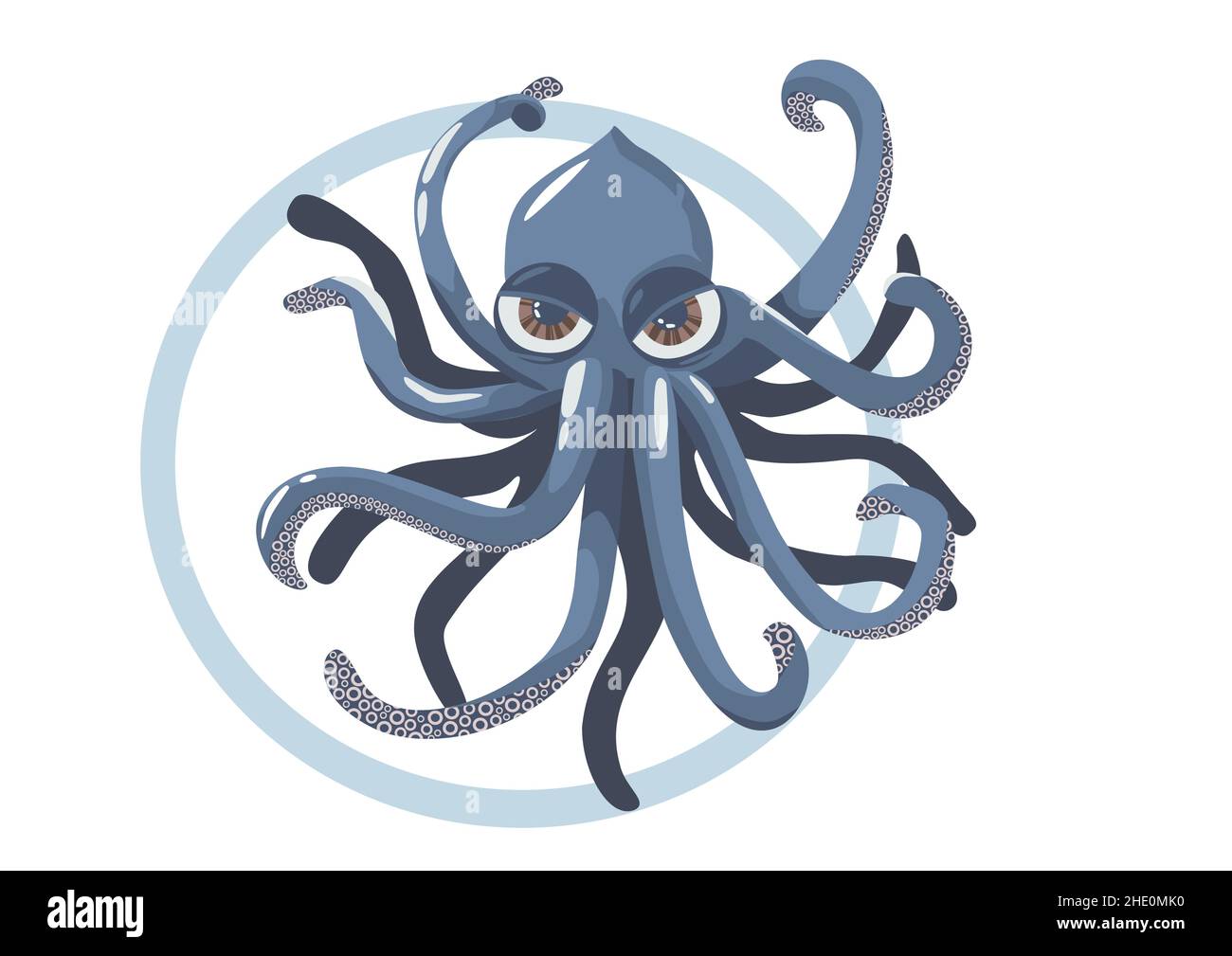 Vector image of an octopus Stock Vector Image & Art - Alamy