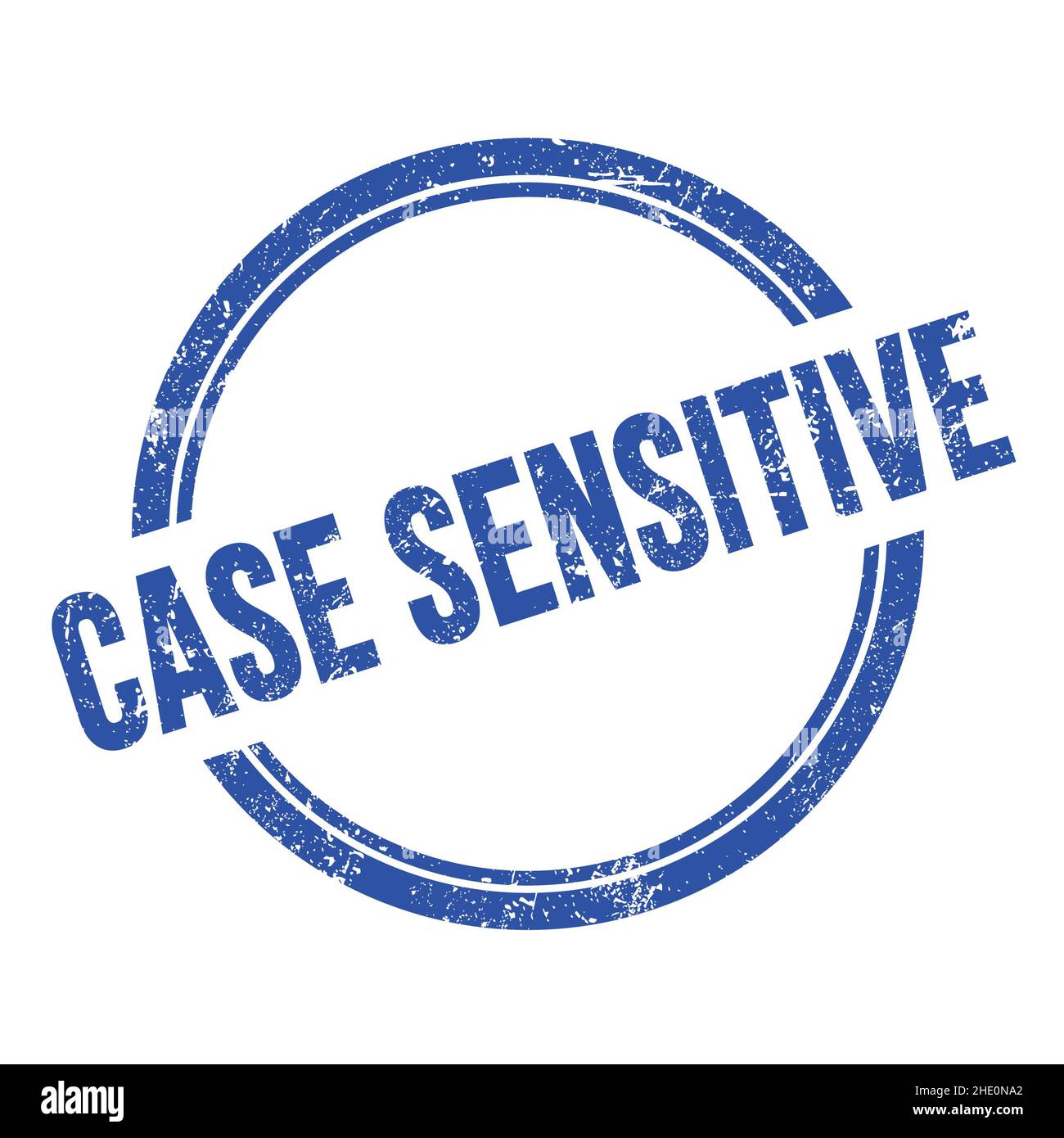 Case sensitive stamp hi-res stock photography and images - Alamy