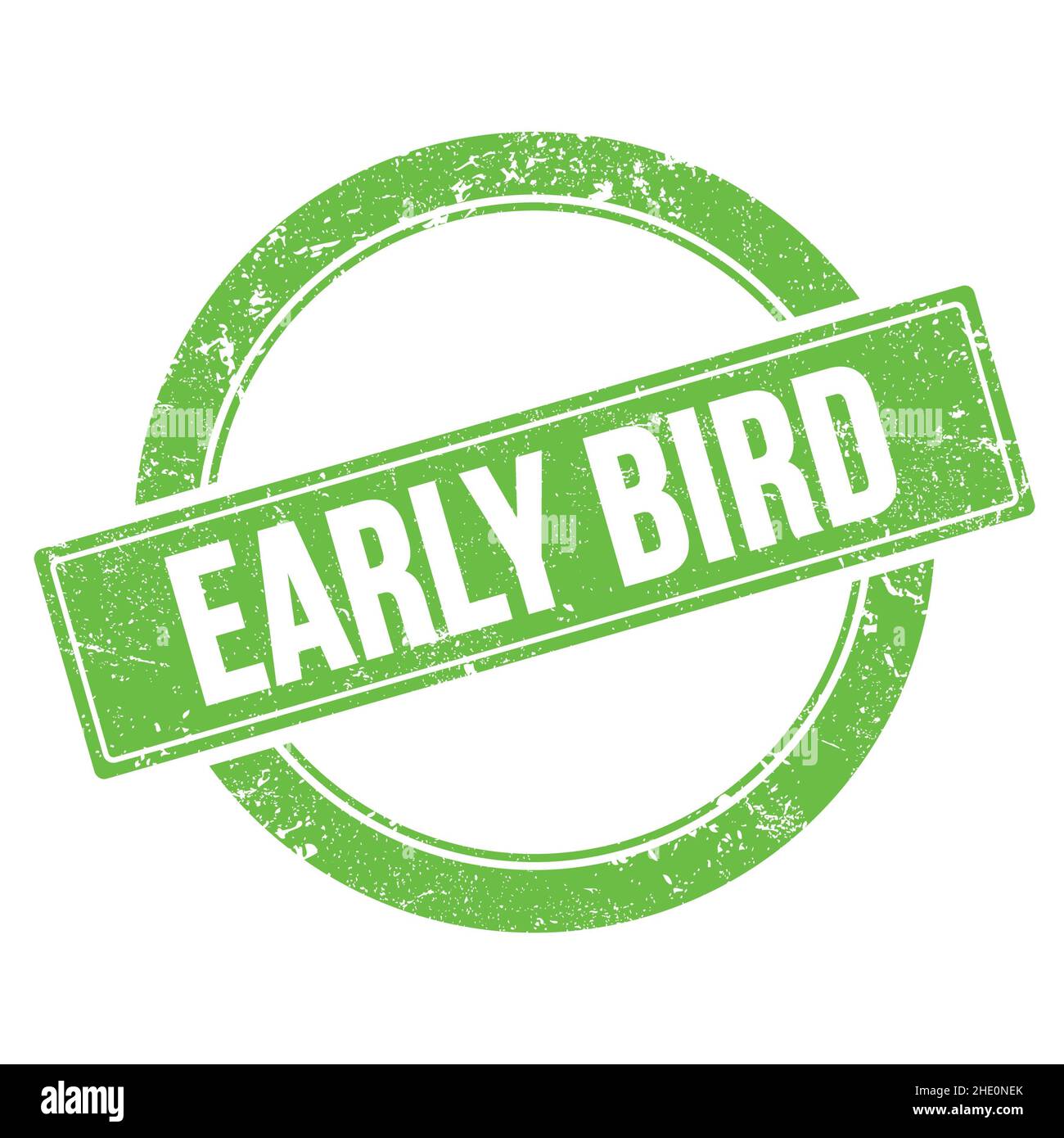 Early bird stamp sign seal hi-res stock photography and images - Alamy
