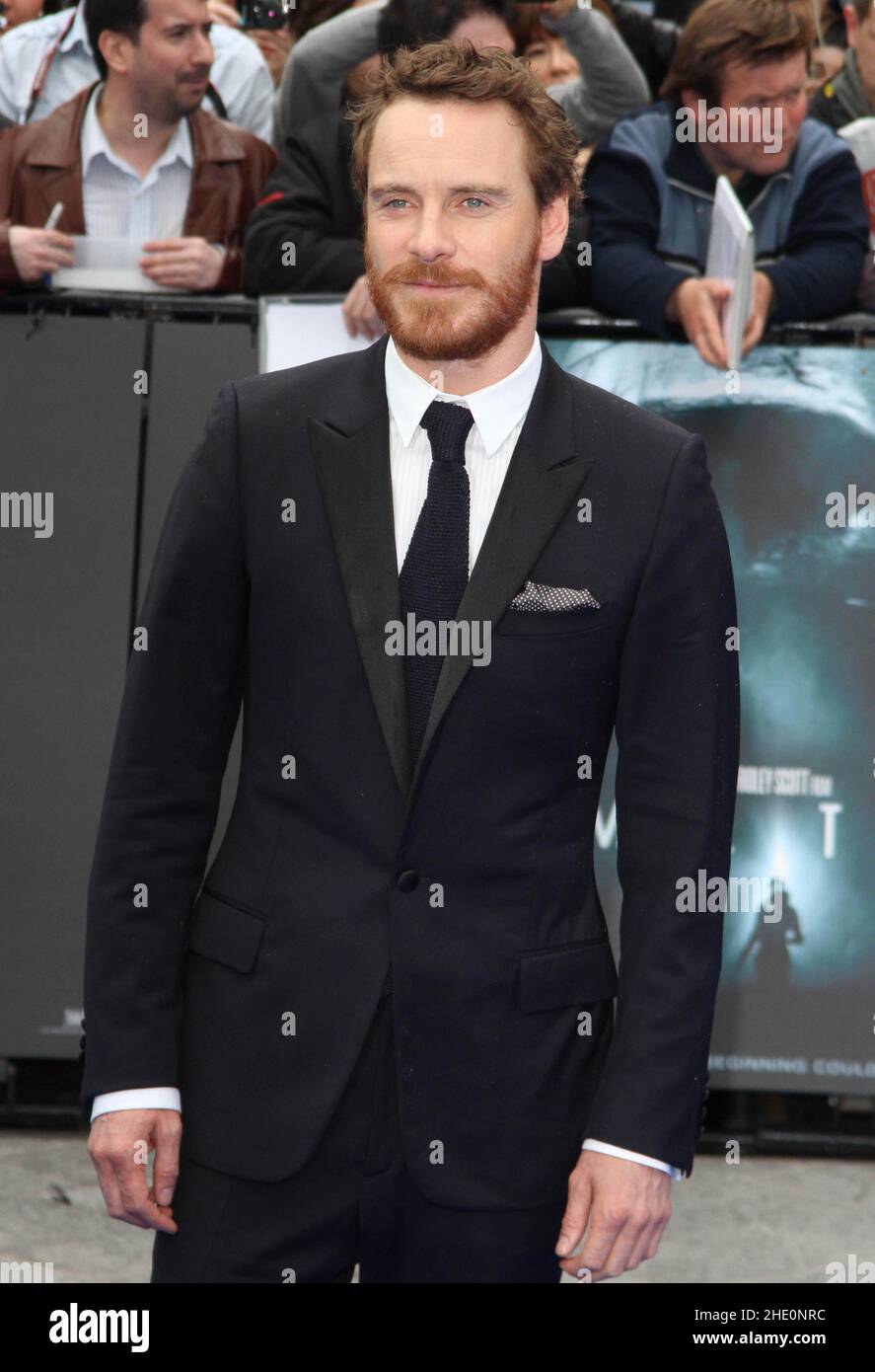 London, UK. Michael Fassbender at World Premiere of Prometheus at the ...