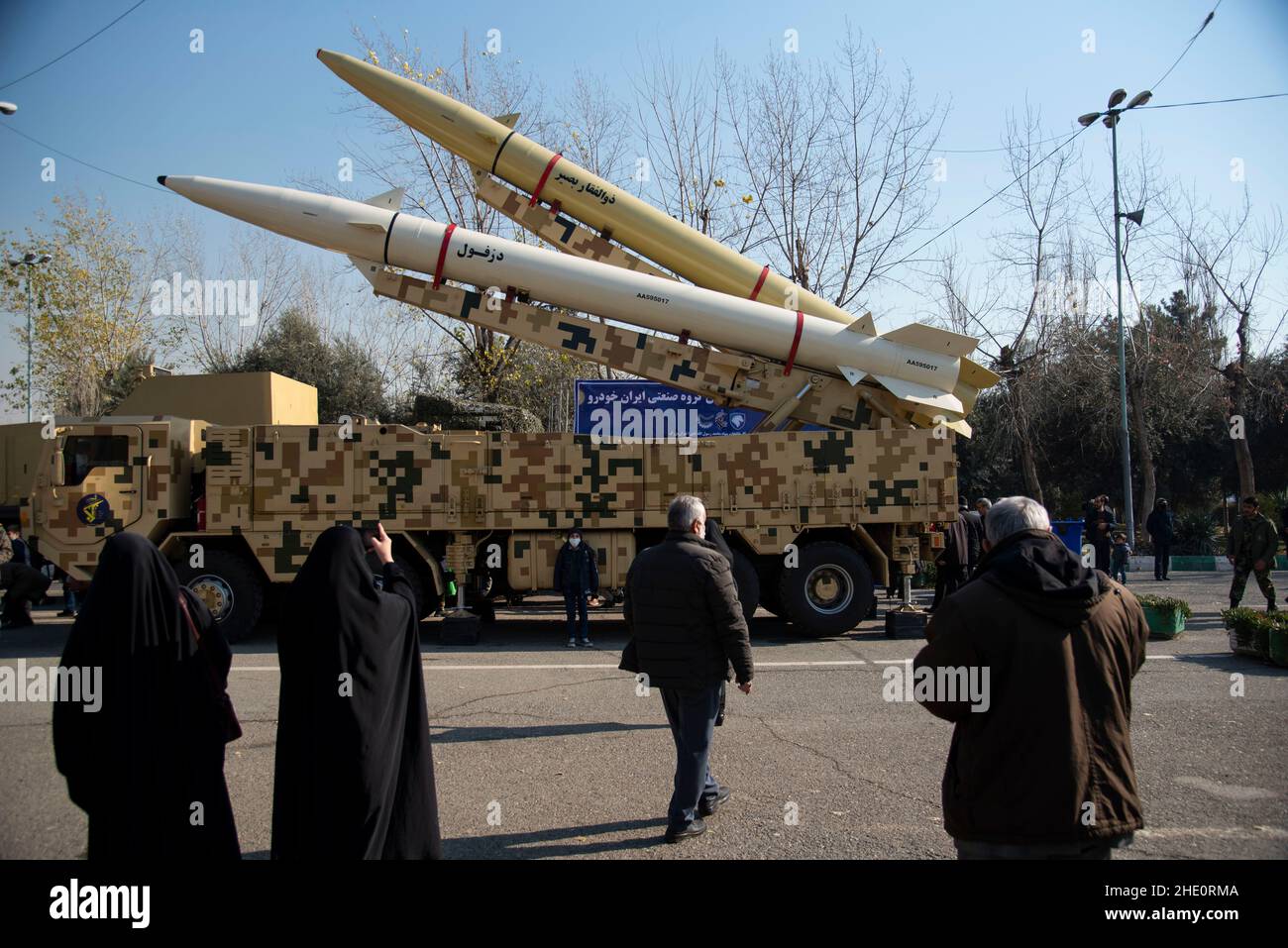 Zolfaghar missile hi-res stock photography and images - Alamy