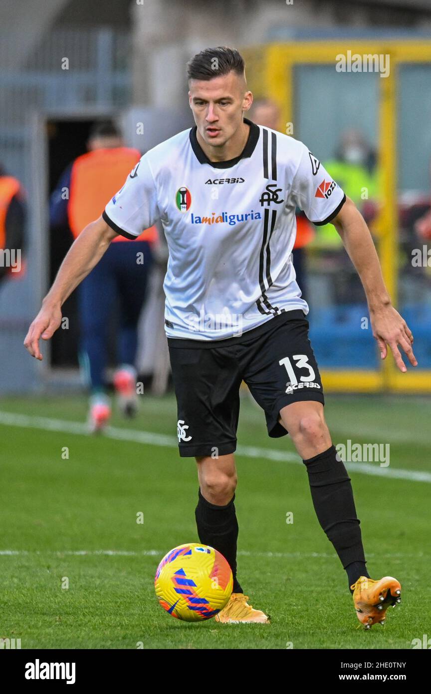 Alberto Picco stadium, La Spezia, Italy, January 06, 2022, Arkadiusz ...