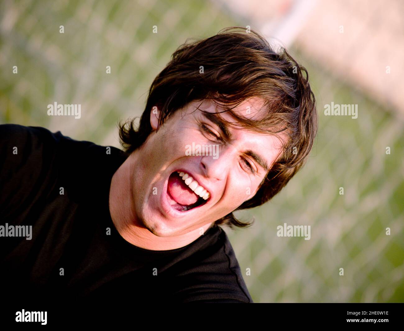 Male Model Happy, Shouting Stock Photo - Alamy