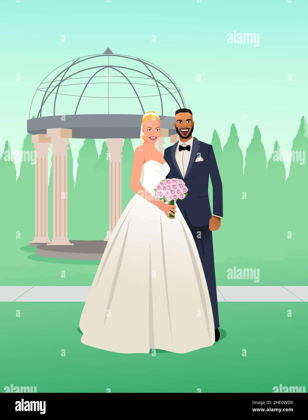 Wedding Reception Cartoon