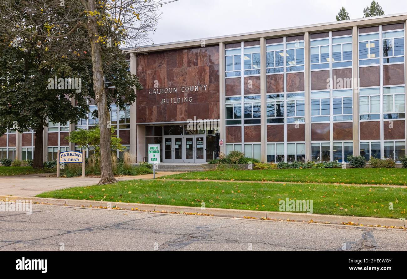 Marshall, Michigan, USA - October 21, 2021: The Calhoun County ...