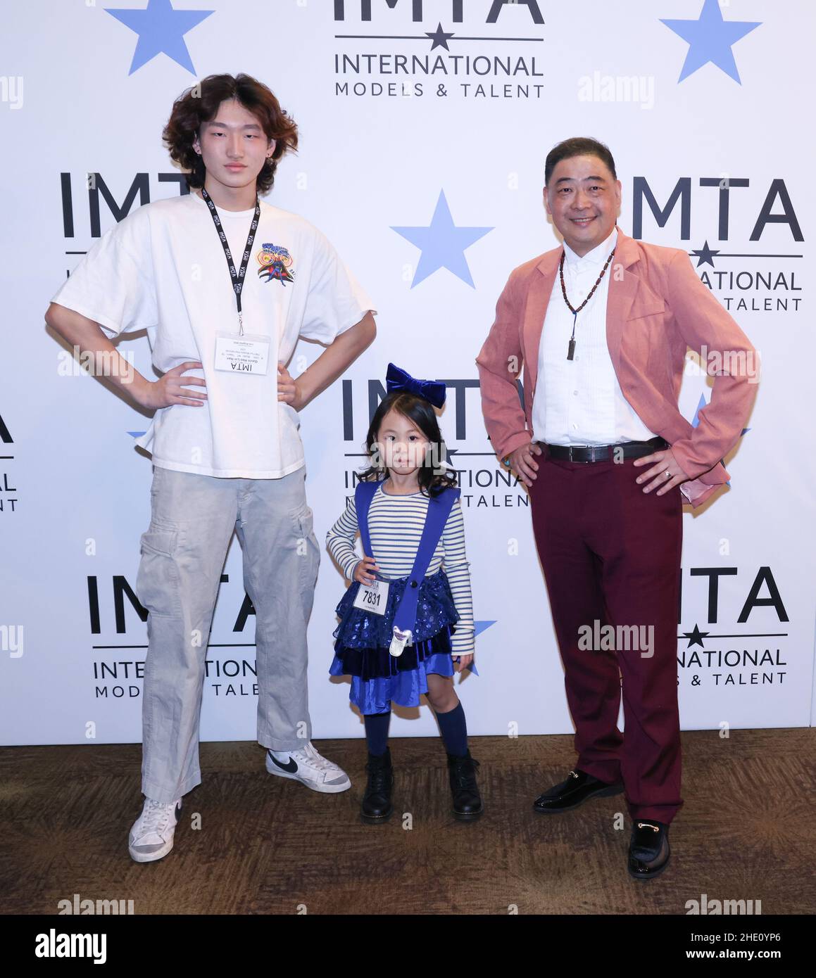 Los Angeles, California, USA. 6th January, 2022. Model Gavin Han and ...