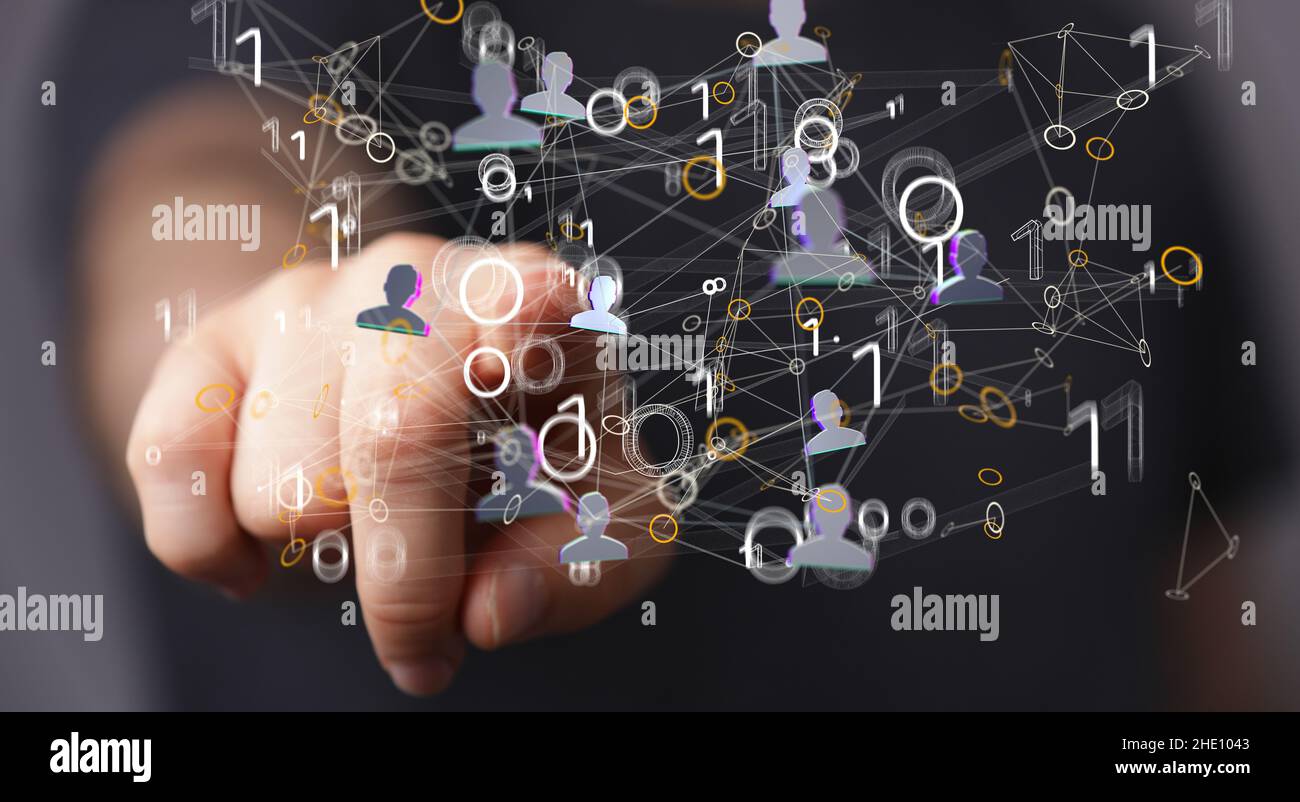 Digital connections money hi-res stock photography and images - Alamy